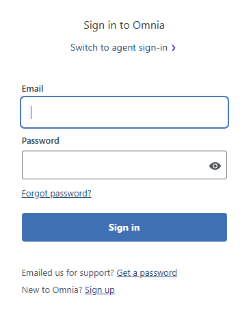 Support platform - how to use – Omnia
