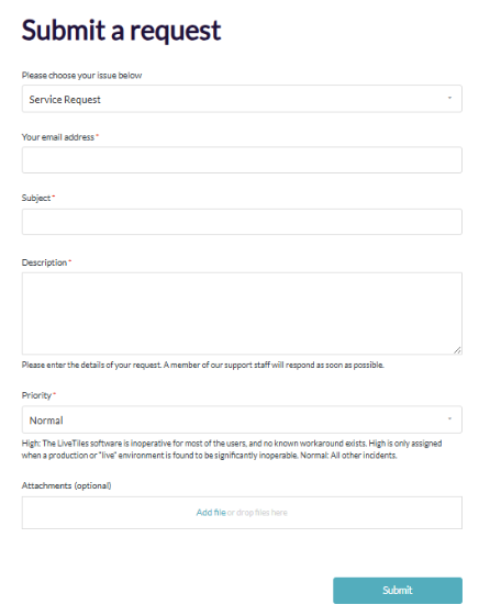 Support platform - how to use – Omnia